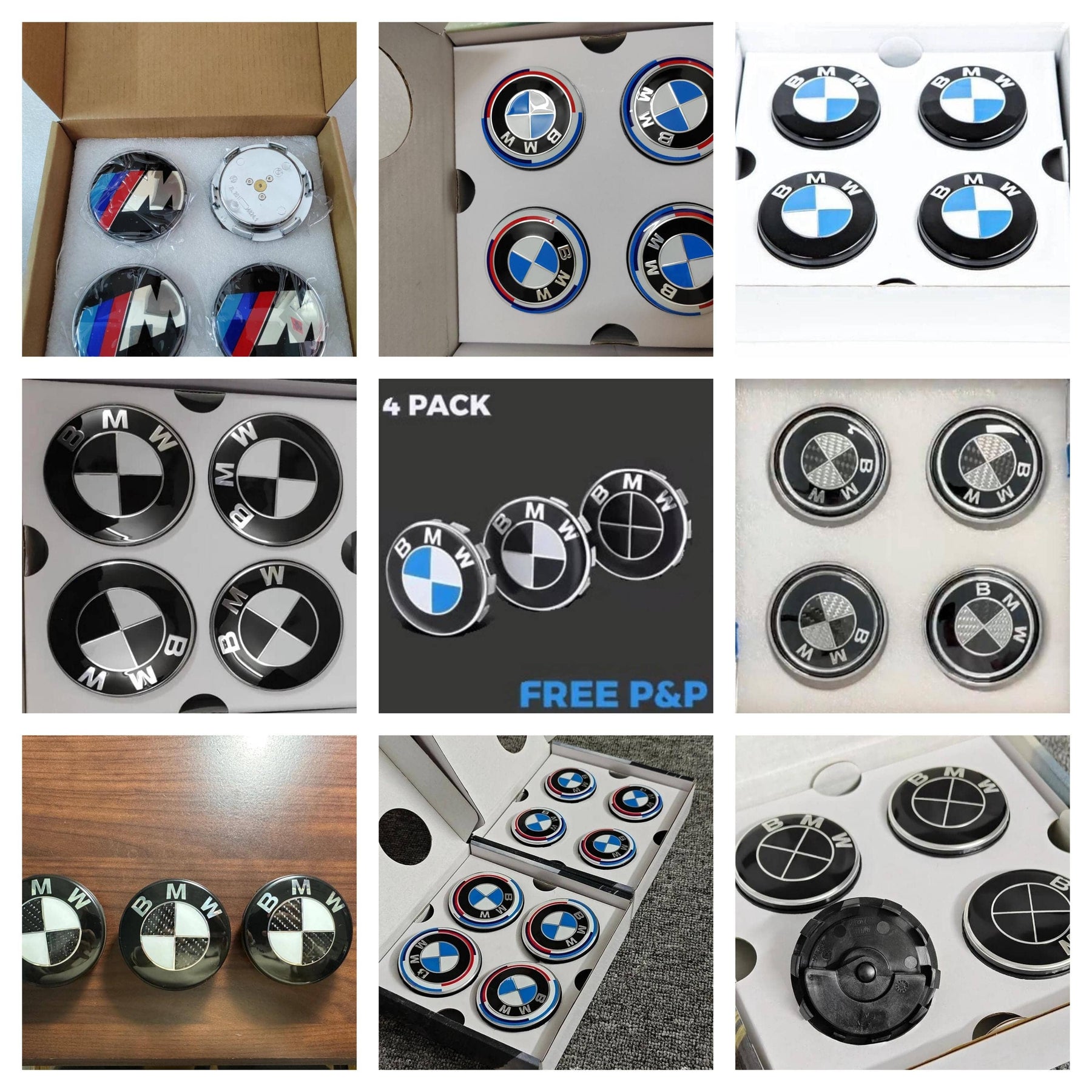 BMW FLOATING Wheel Centre Caps 56mm or 68mm | AutoCap Solutions